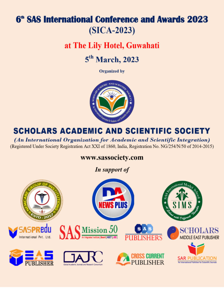Scholars Academic and Scientific Society – Exploring Scholars to Success
